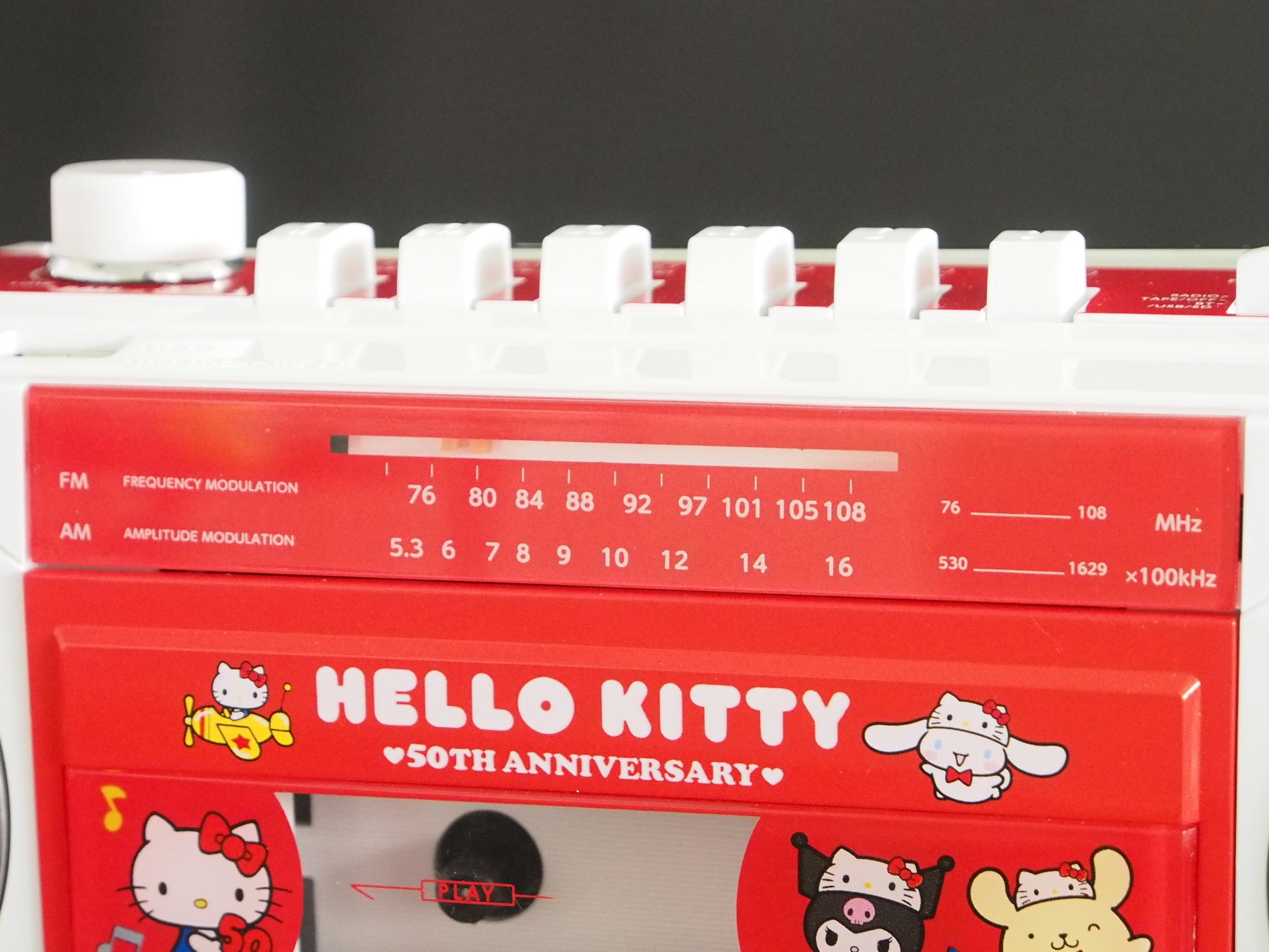 "Hello Kitty" 50th Anniversary Cassette Radio Limited Edition Available ...